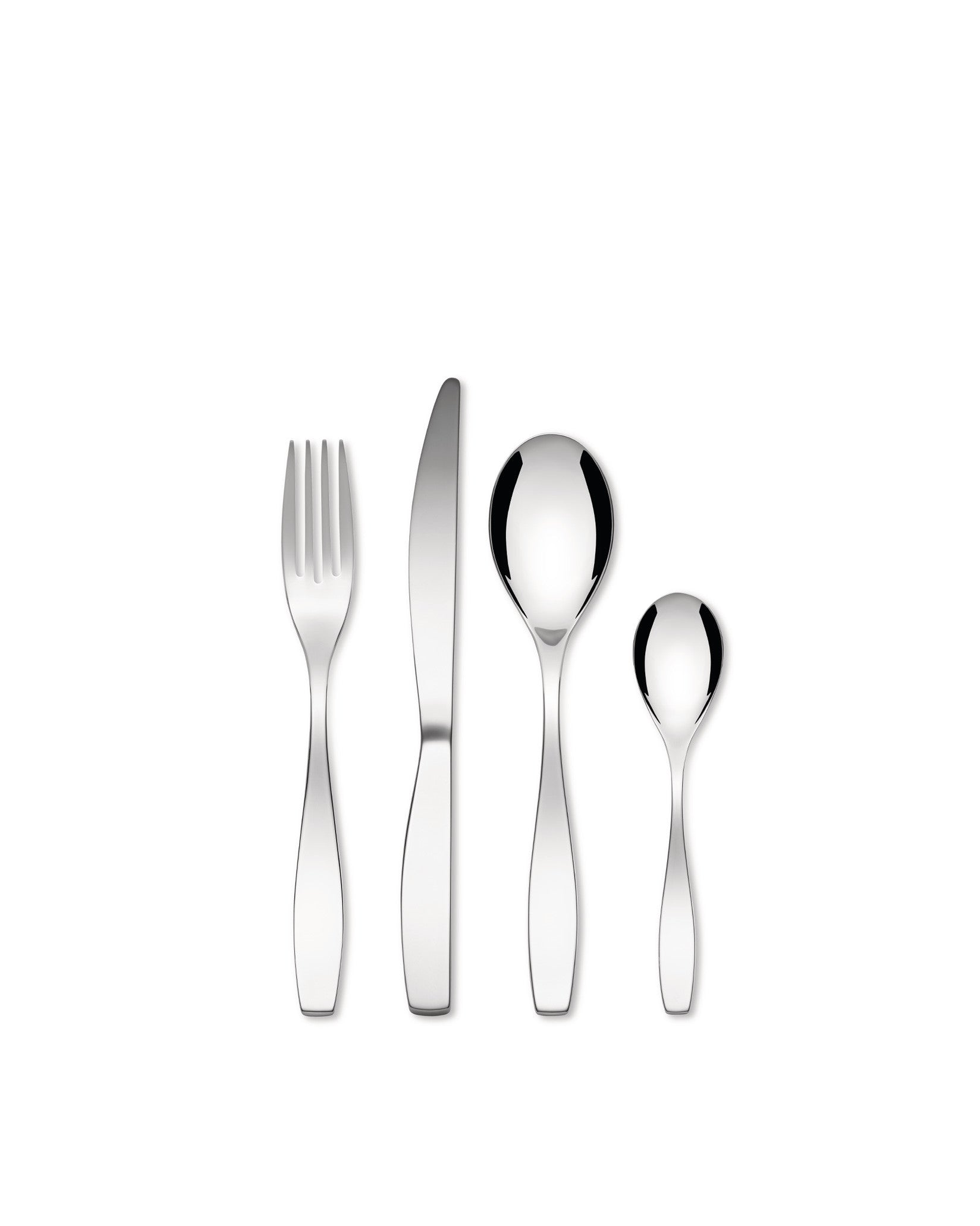 Duna: Cutlery Set by Marco Zanuso - Polish | Alessi
