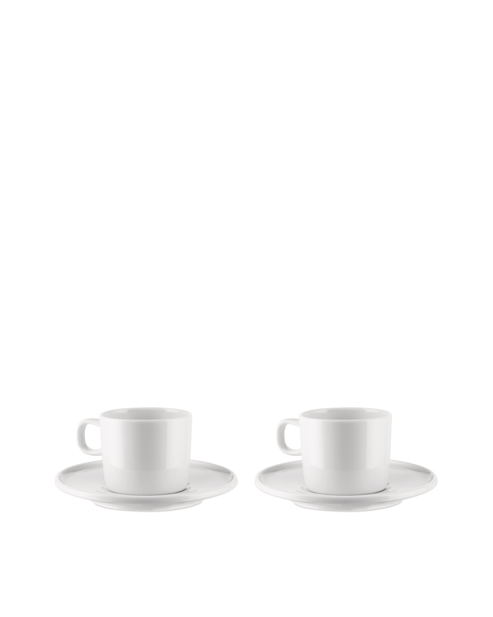 PlateBowlCup: Set of two mocha cups with saucers | Alessi
