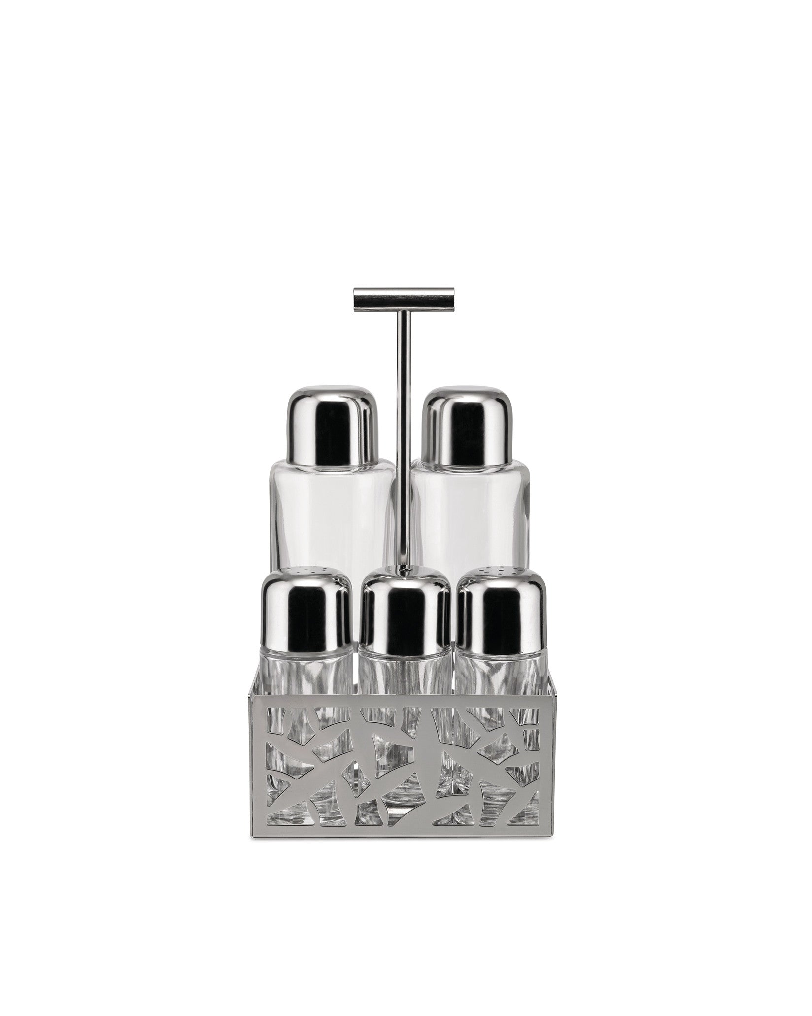 CACTUS! - Condiment set: oil, vinegar, salt & pepper | Alessi