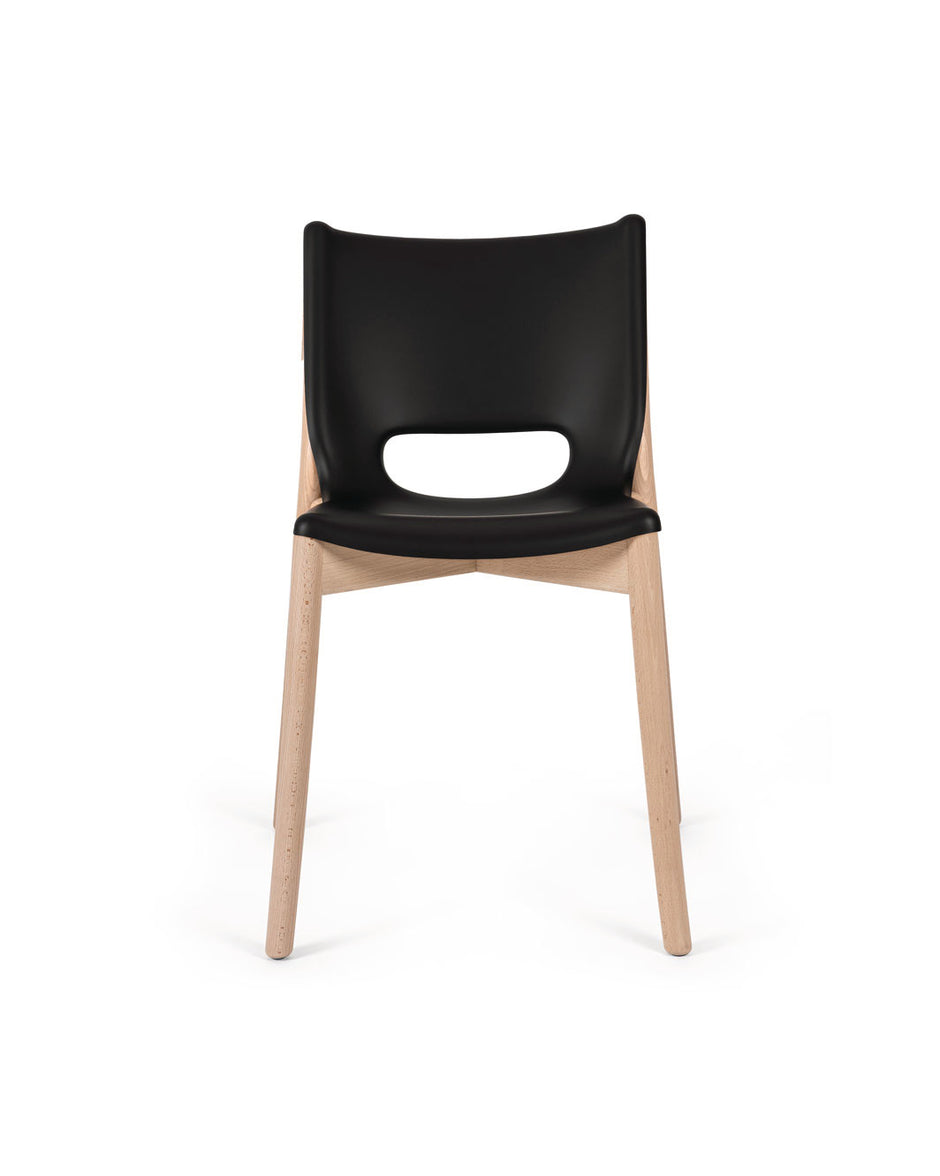 Poêle Collection - Monoshell chair with armrests | Alessi