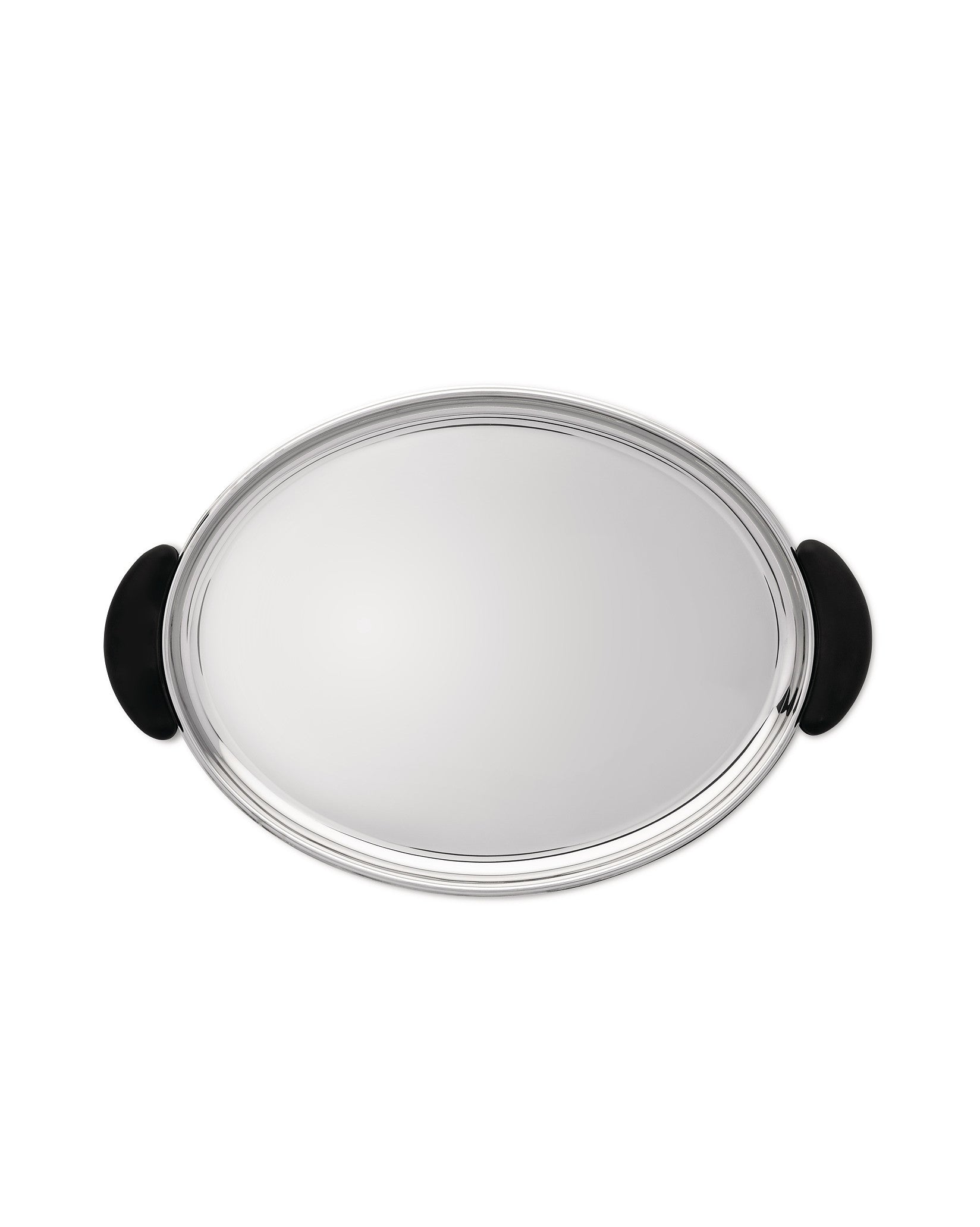 Bombé - Oval tray with handles